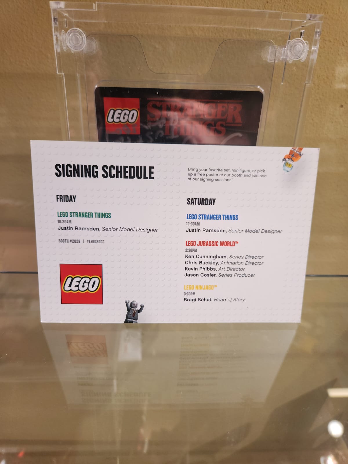 LEGO BARB SDCC 2019 autografata Stranger Things