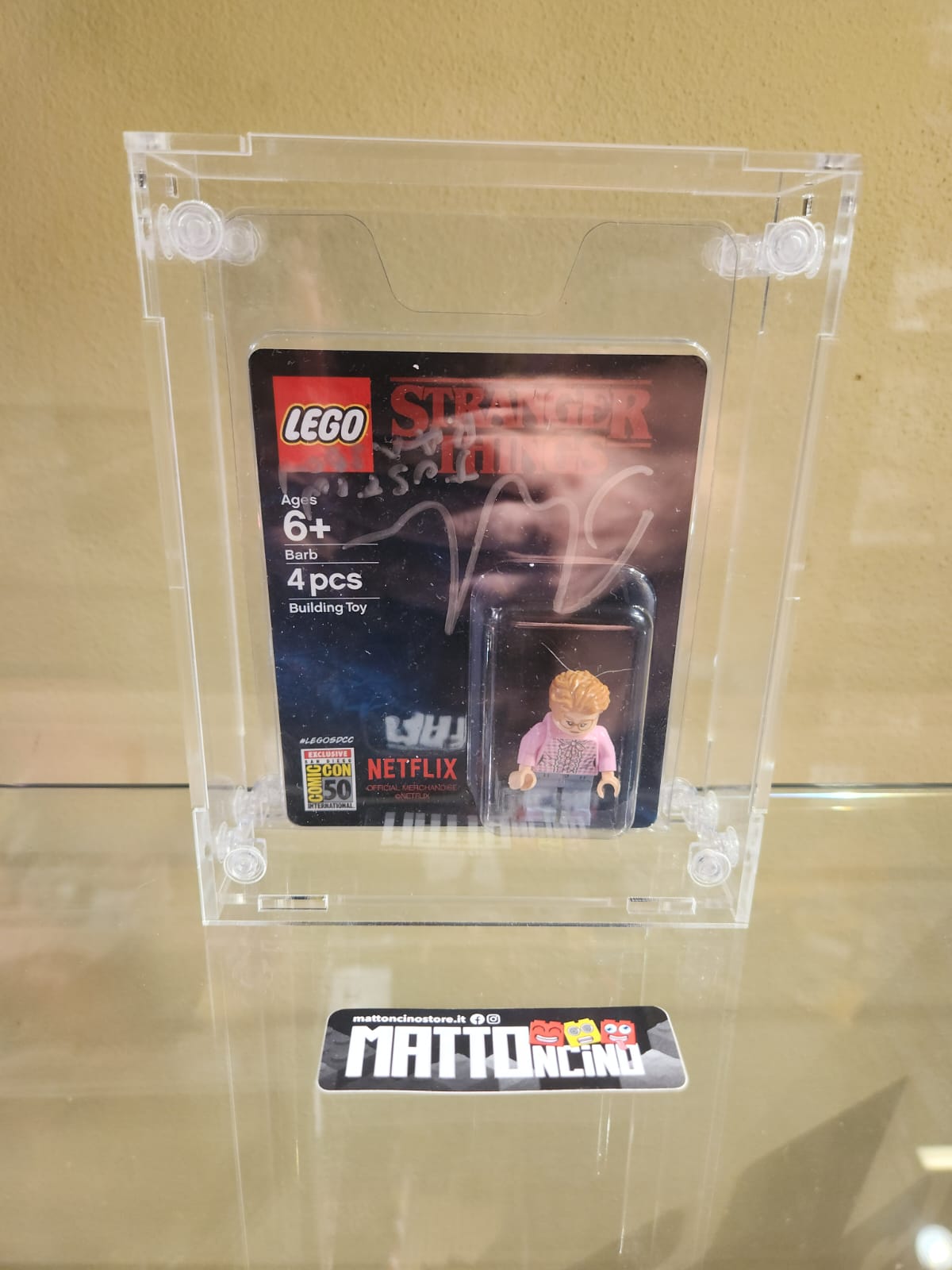 LEGO BARB SDCC 2019 autografata Stranger Things