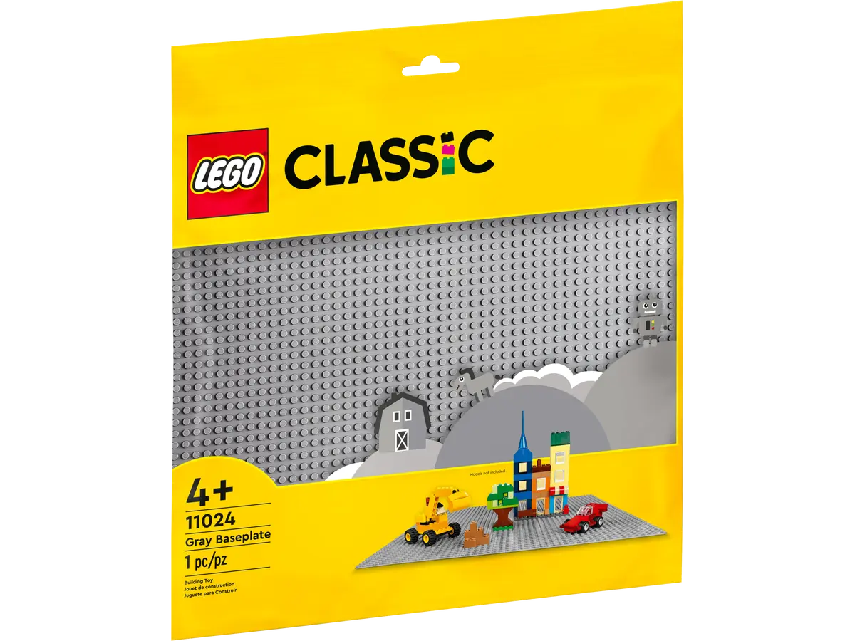 LEGO 11024 Base grigia – Costruisci città, castelli e strade 🏙️